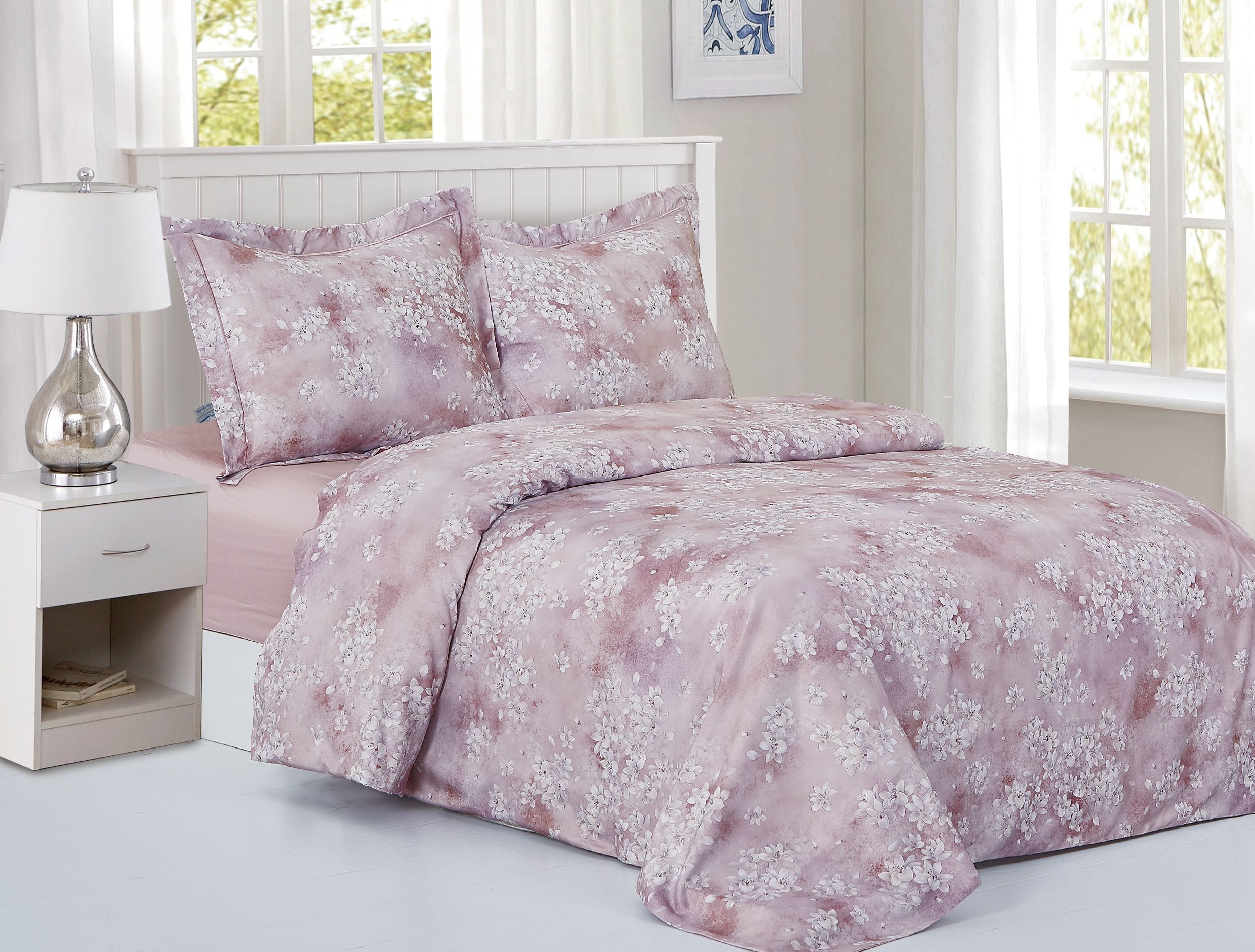 FRENCH MAGNOLIA ROSE – Violet Linen