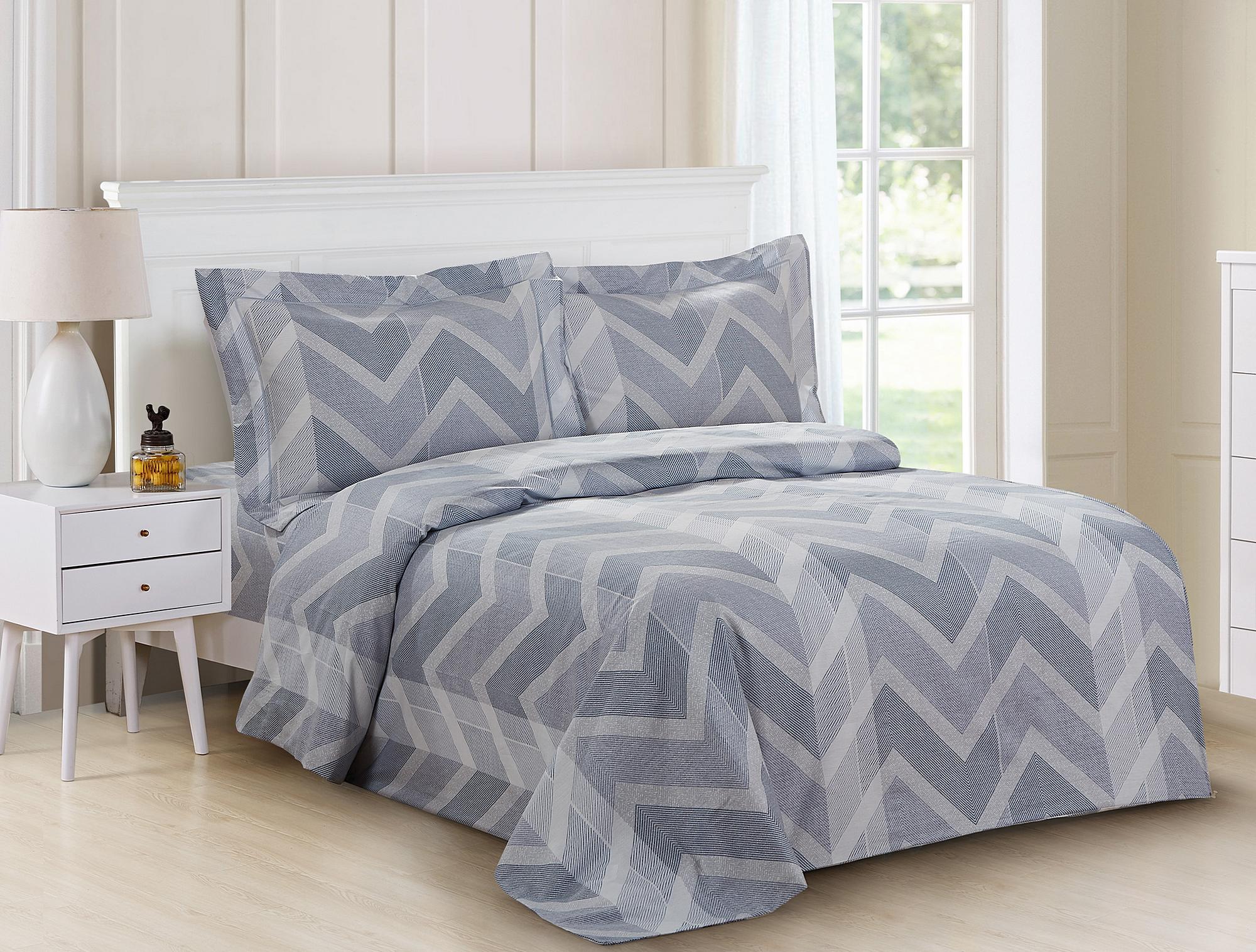 FRENCH BLUE WAVES – Violet Linen