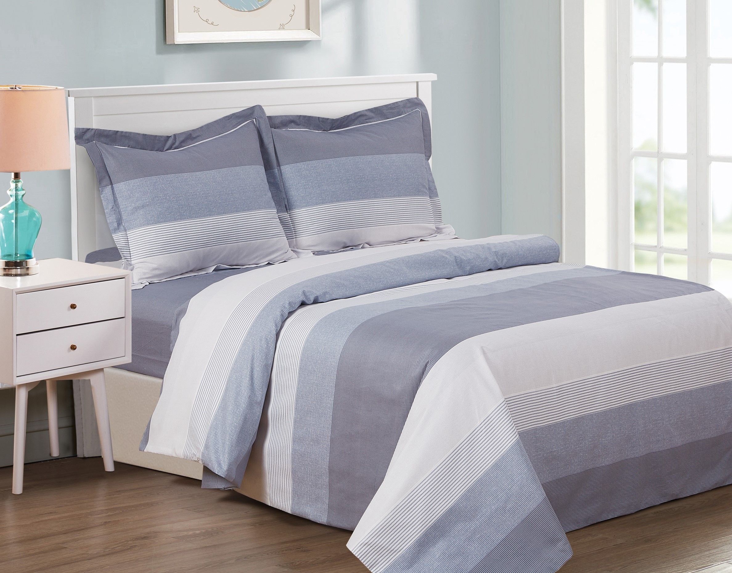 FRENCH SEA STRIPE – Violet Linen
